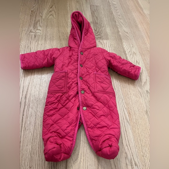 Ralph Lauren | One Pieces | Ralph Lauren Pink Quilted Baby Bunting ...